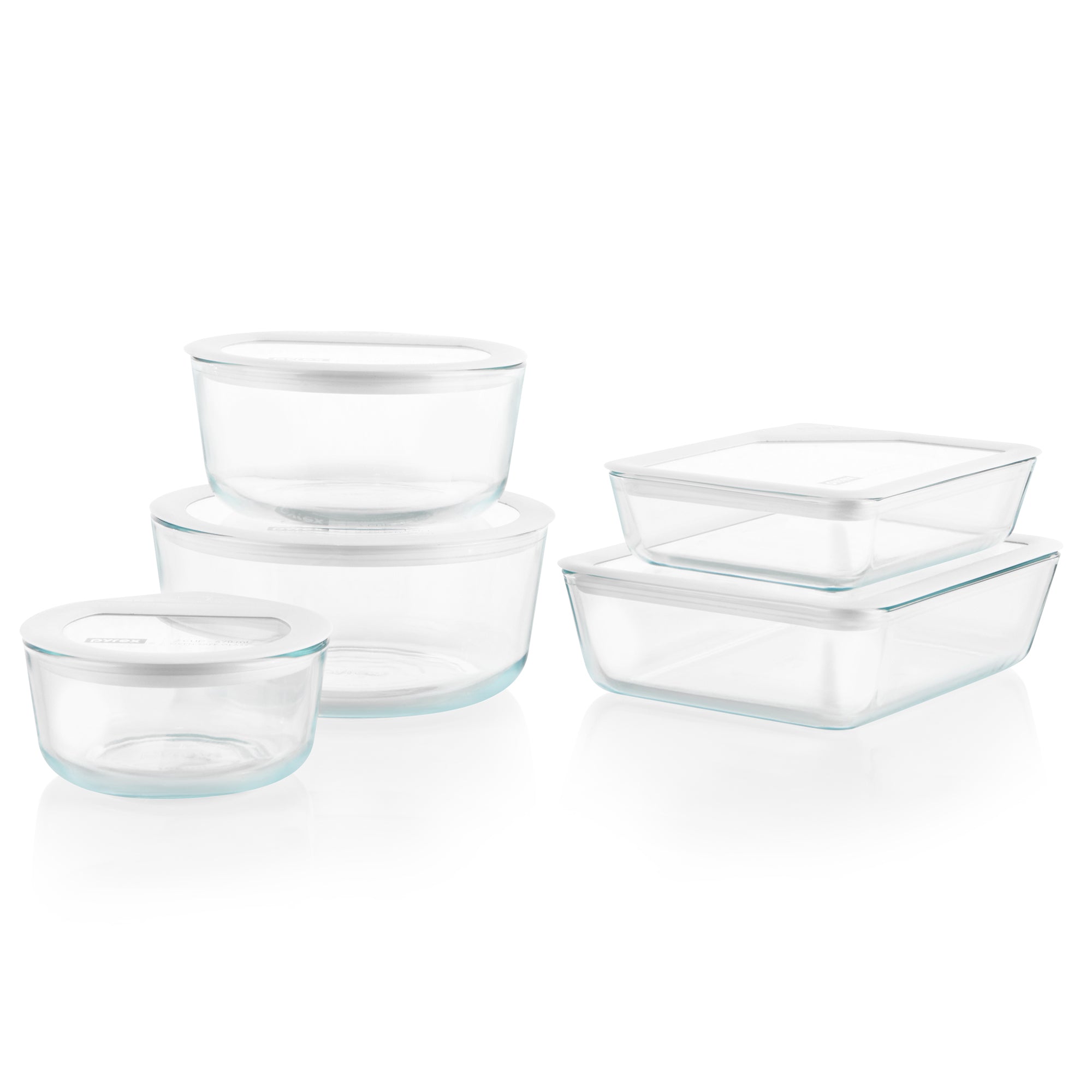 Pyrex® Ultimate Storage White 10 Piece Set – Global Kitchen Brands ...