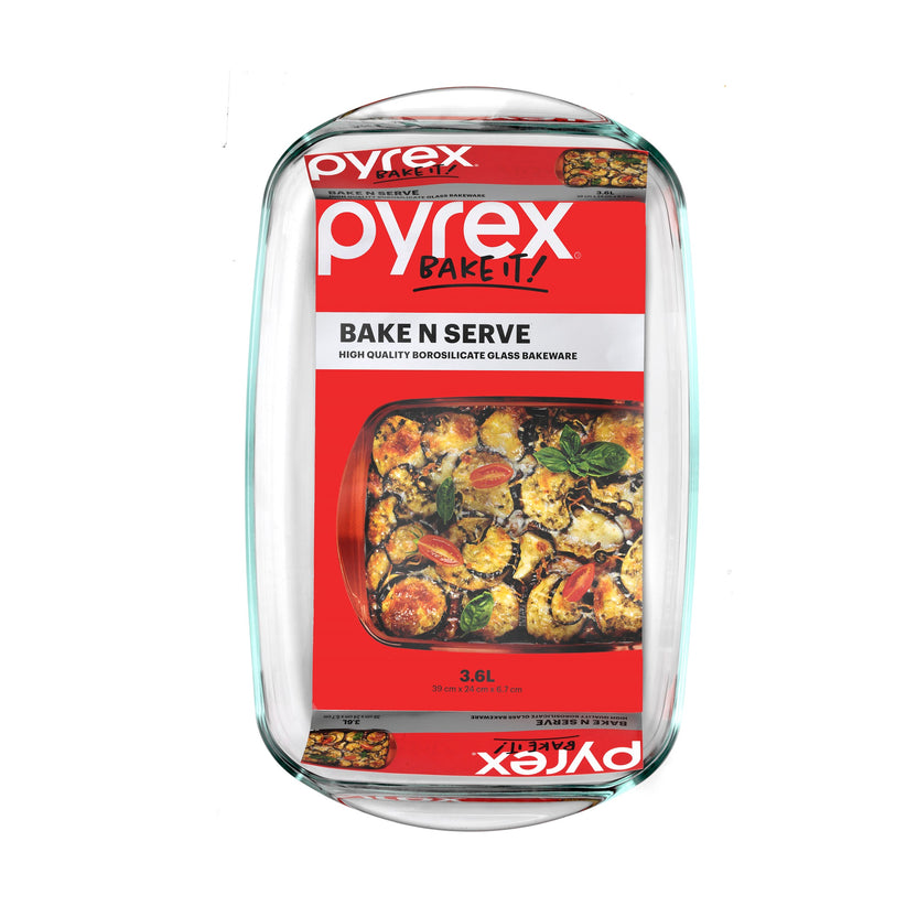 Pyrex® Bake N Serve Rectangle Baker-3.6L – Global Kitchen Brands ...