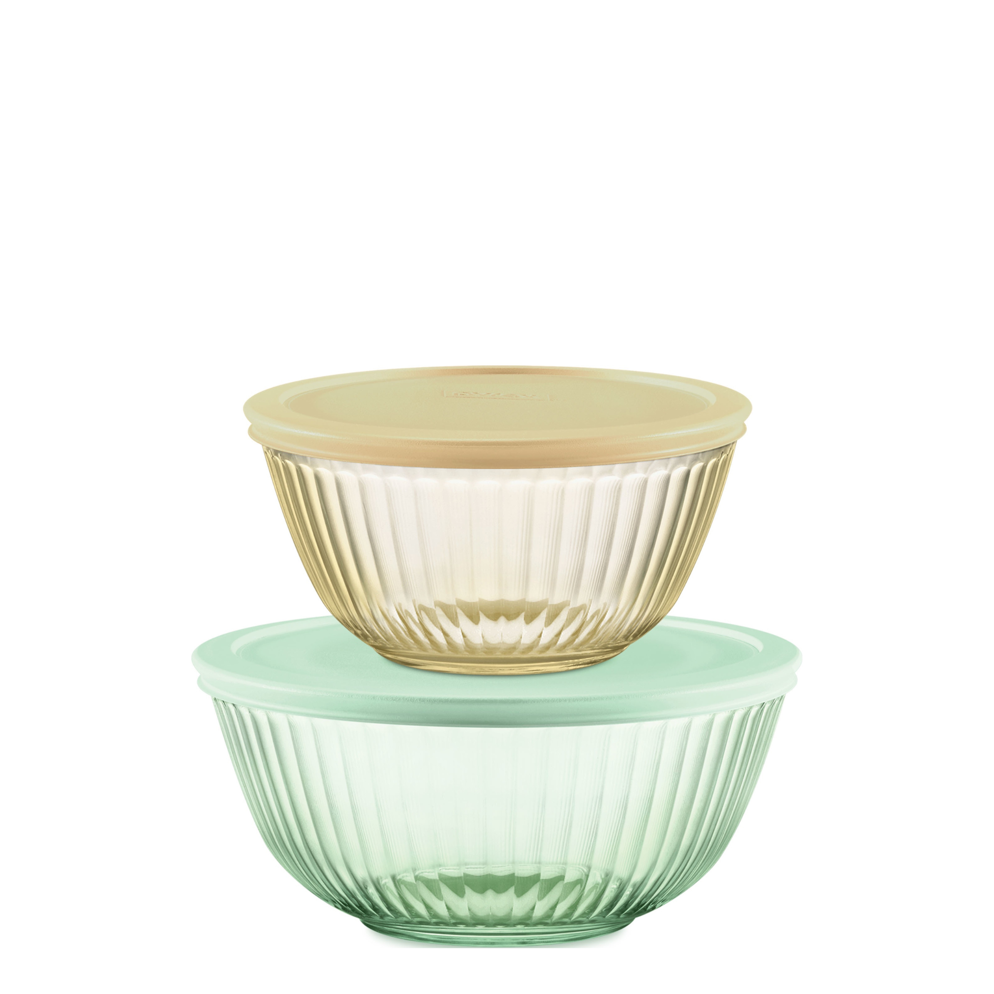 Pyrex® Color Sculptured Bowl 4 Piece Set (Yellow/Green) – Global ...