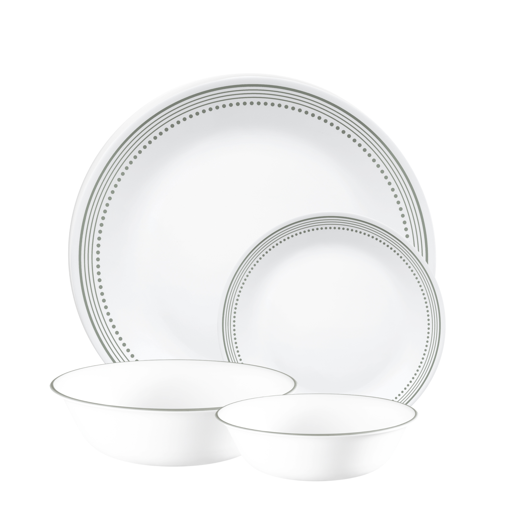 Corelle® Mystic Gray 16 Piece Dinner Set – Global Kitchen Brands ...