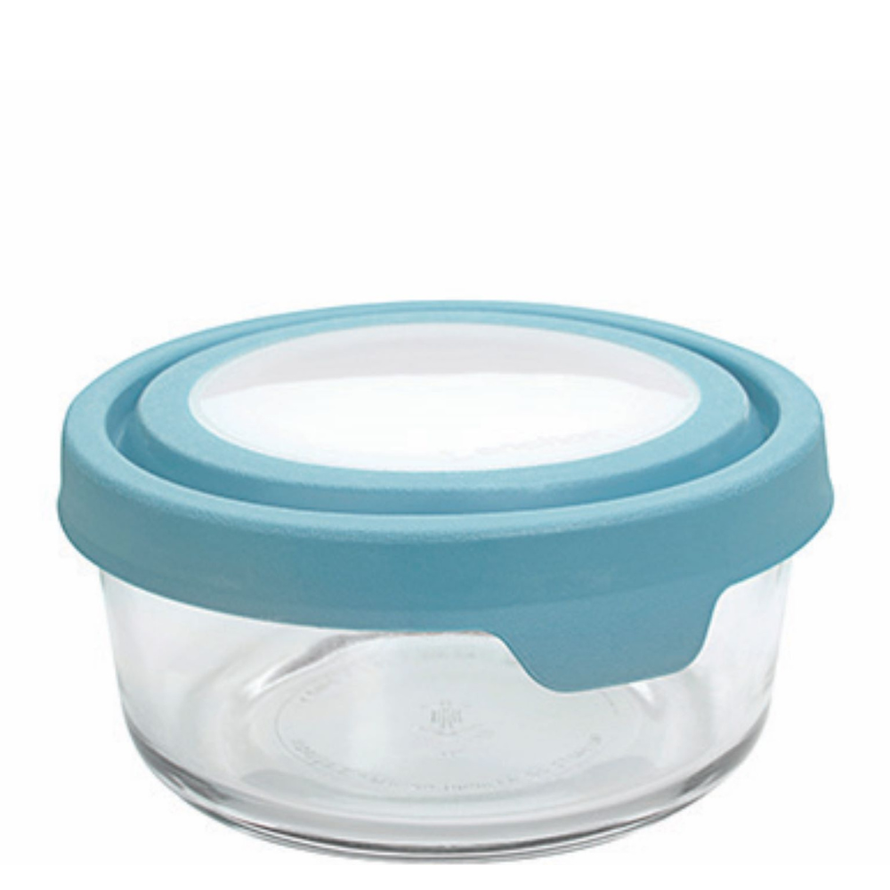 Anchor Hocking® TrueSeal™ Storage Round 7 Cup w/Blue Lid – Global ...