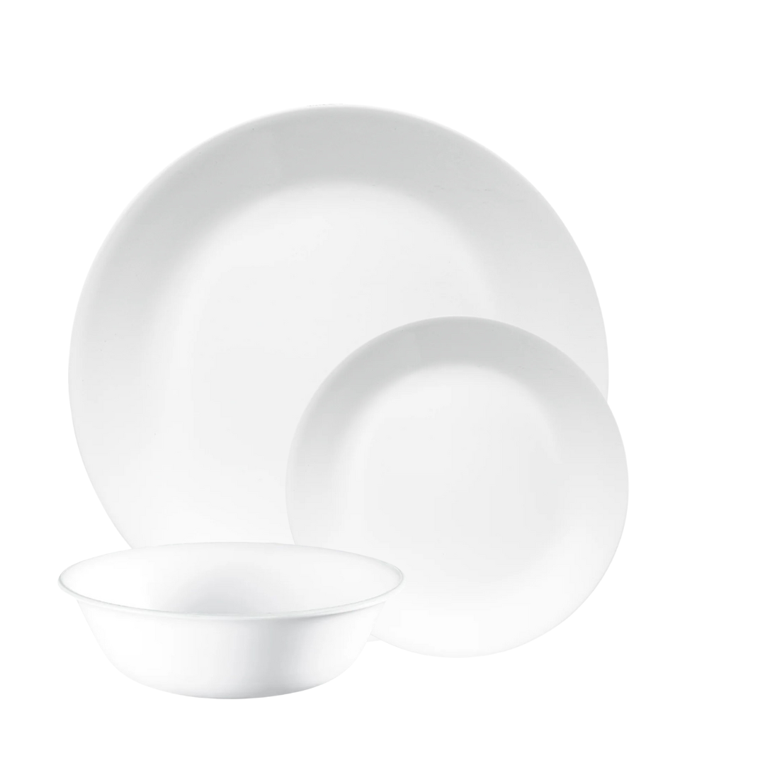 Corelle® Winter Frost White 12 Piece Dinner Set (B&B) – Global Kitchen ...