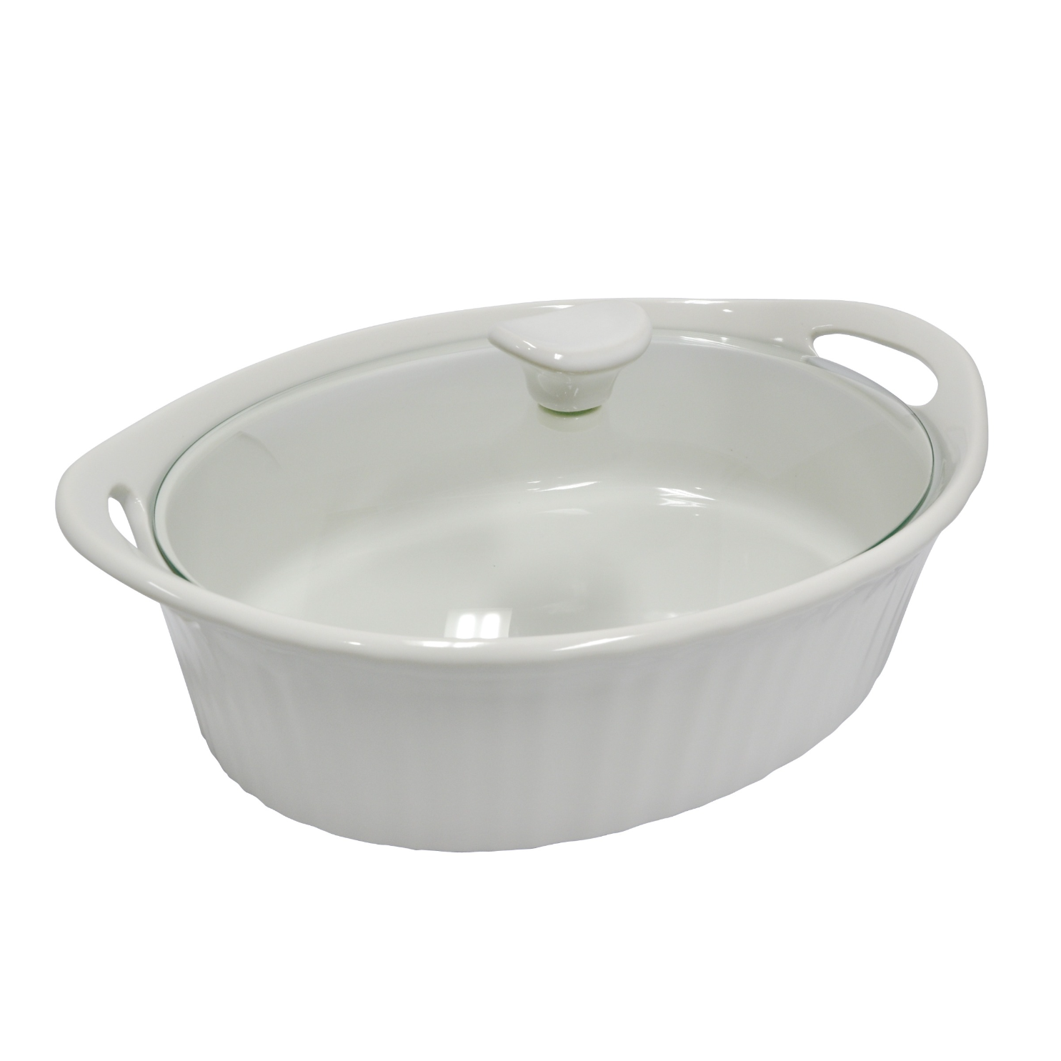 1105935 Corningware French White 2.4L Oval Casserole – Global Kitchen ...