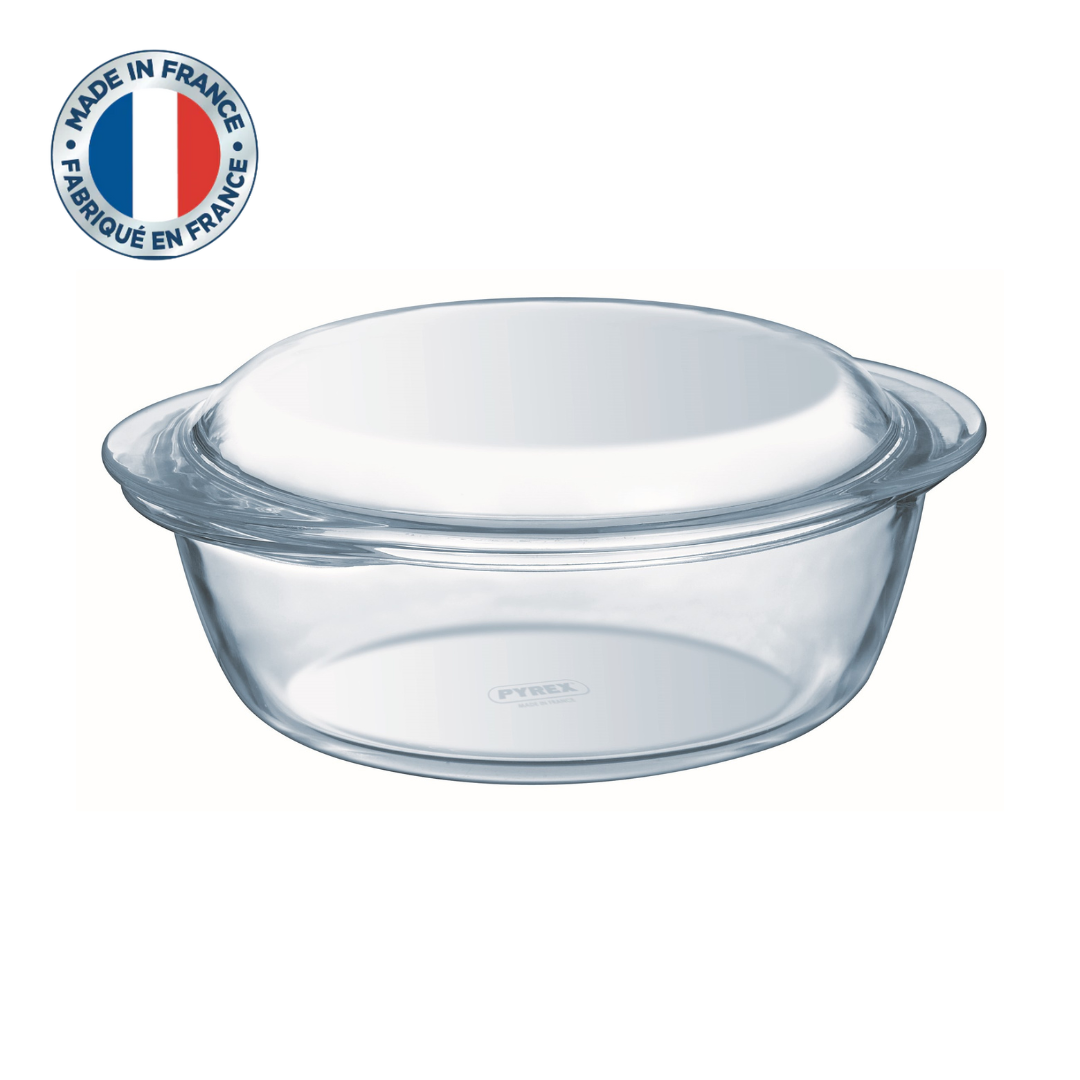 1112945 Pyrex Essentials 2.1L Round Glass Casserole – Global Kitchen ...