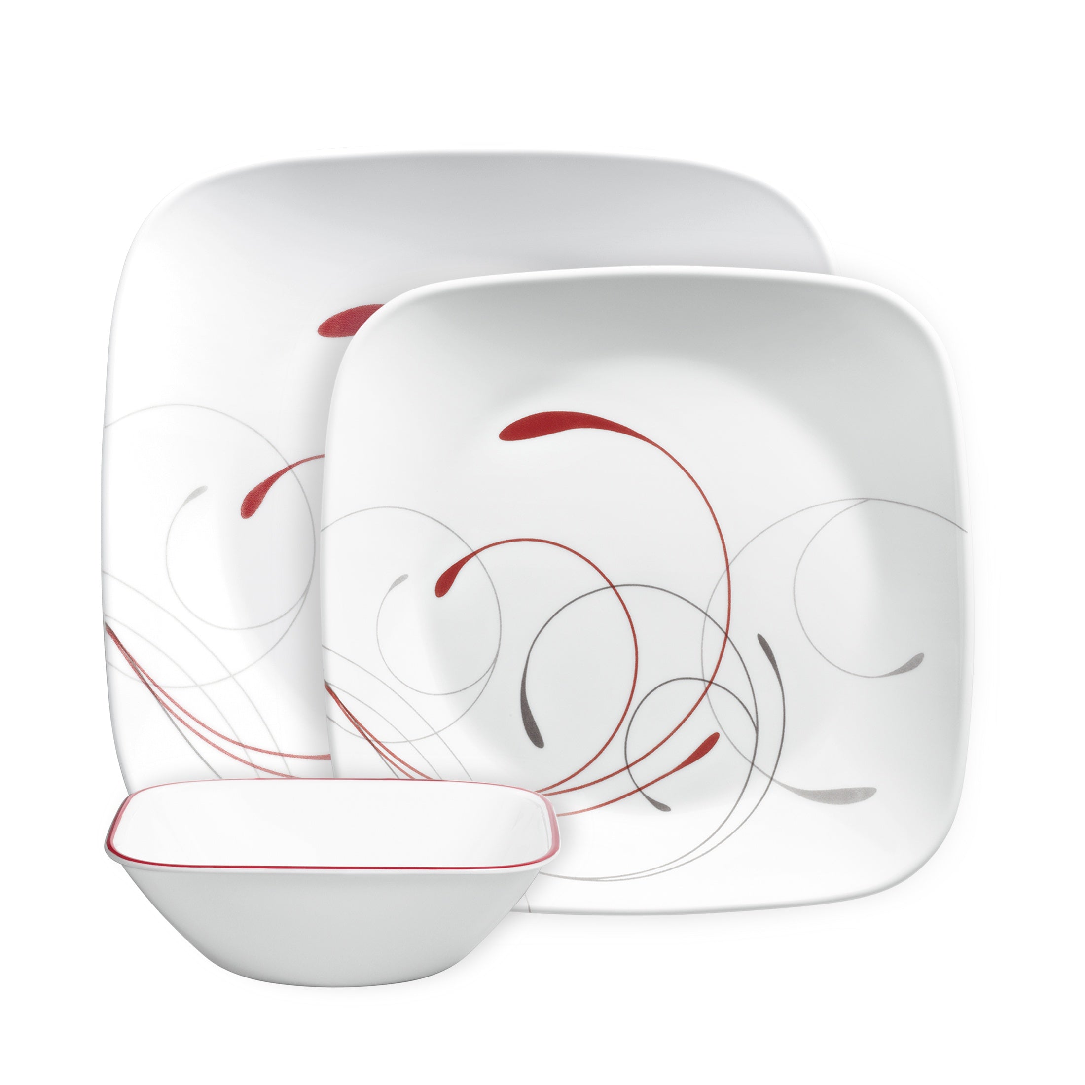 Corelle® Square Splendor 12 Piece Dinner Set – Global Kitchen Brands ...