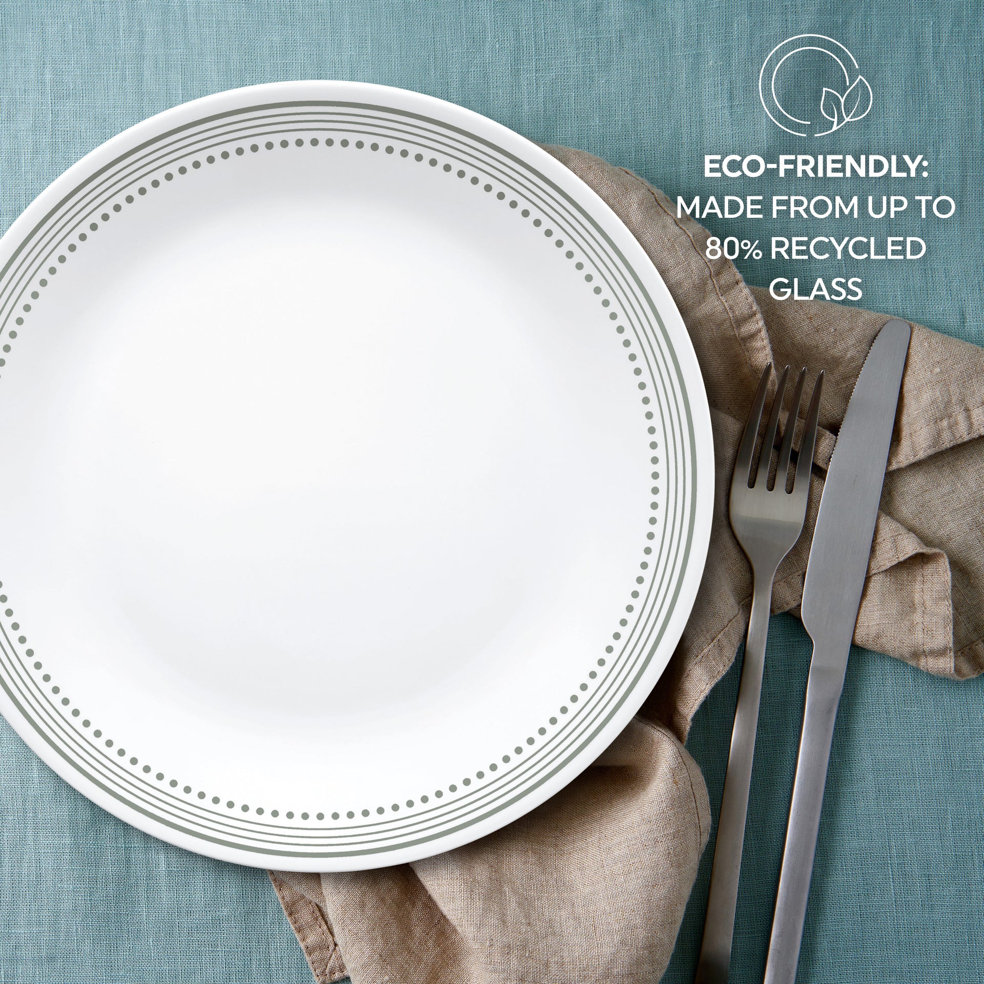 Corelle® Mystic Gray 12 Piece Dinner Set – Global Kitchen Brands ...